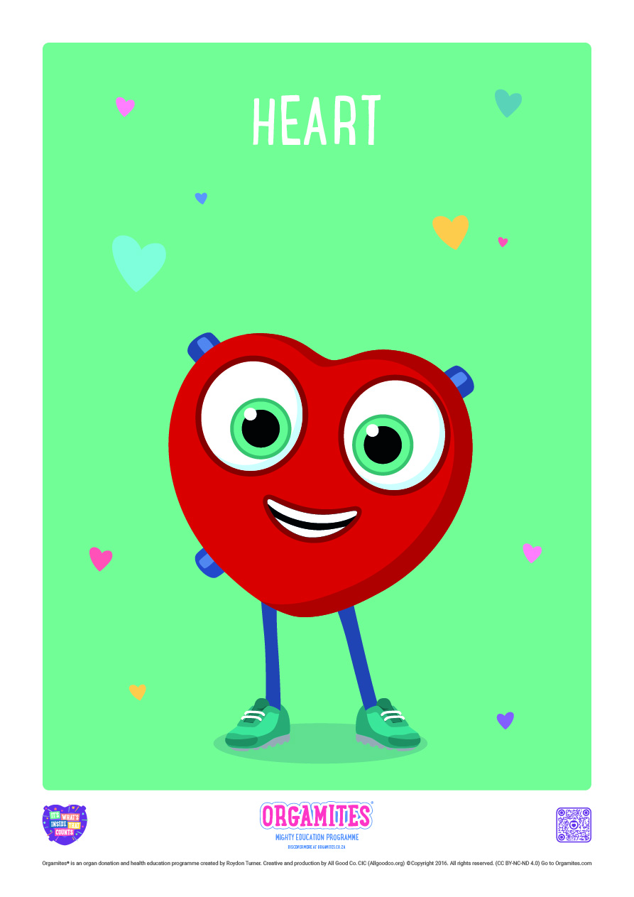 Poster: Classroom Meet the Orgamites_Heart - THE ORGAMITES MIGHTY ...